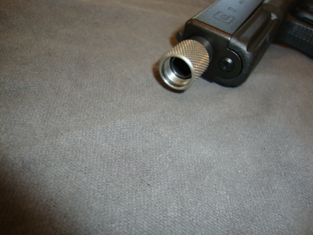 US Machinegun: Stainless, knurled Thread Protector for .45 acp in ...