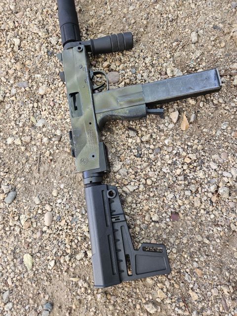 US Machinegun: *ATF Approved Stealth Blade Pistol Stabilizer W/Adapter ...